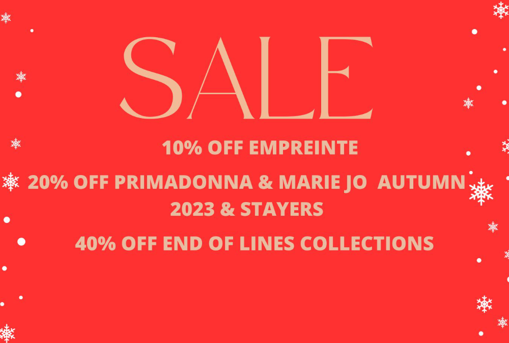Beautiful Lingerie By Prima Donna, Empreinte & Marie Jo