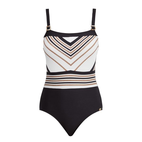 Nuria Ferrer Riviera Square Neck Swimsuit